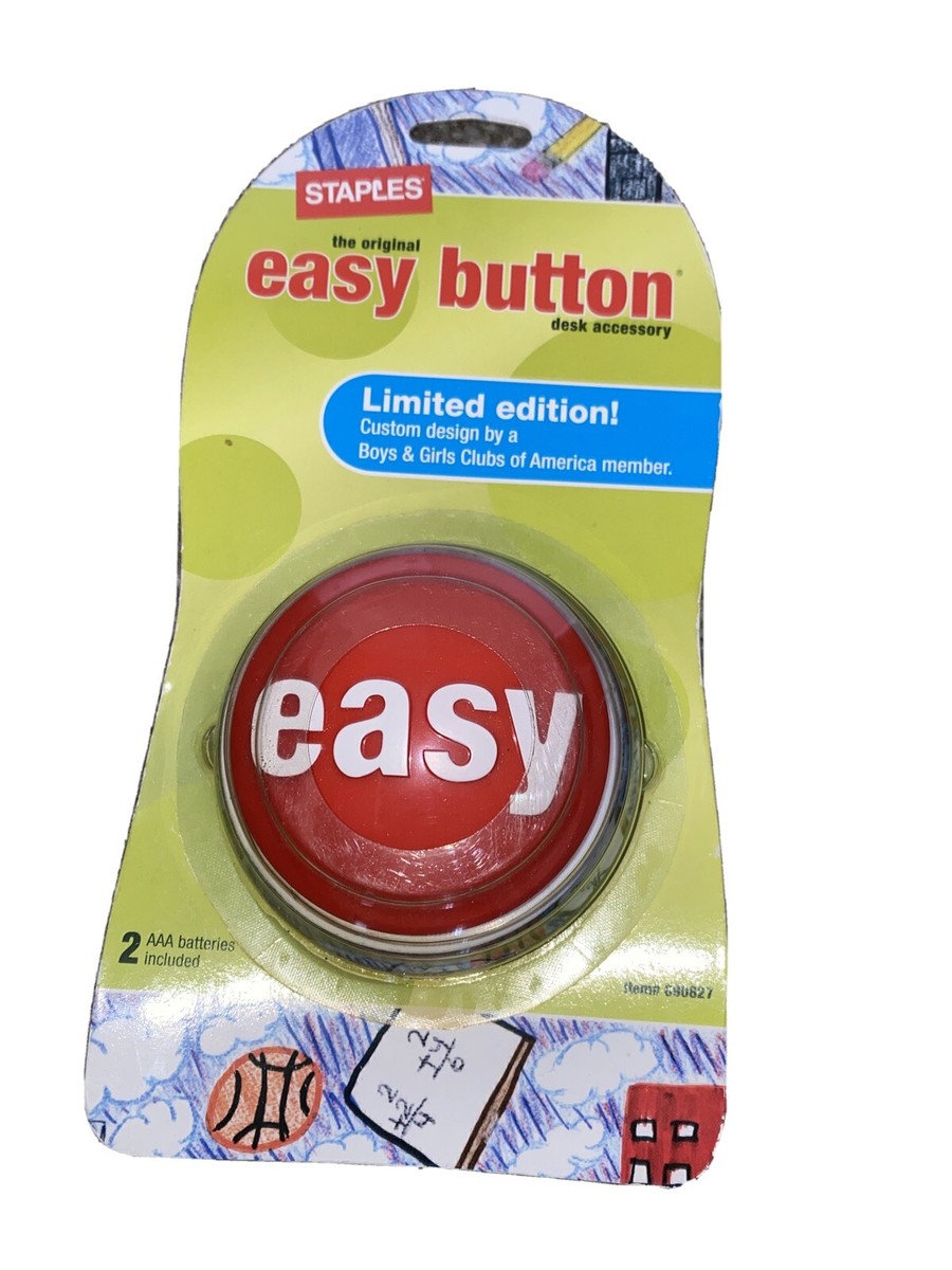 Easy Button Staples Repurposing The Staples Easy Button Parts Not