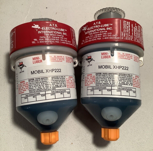 ATS ELECTRO-LUBE MINI-LUBER 125CC MOBIL XHP222 (QTY-2) **NEW** FREE ...