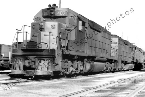 Chicago Great Western CGW 407 EMD SD40 Proviso ILL 1966 Photo | eBay