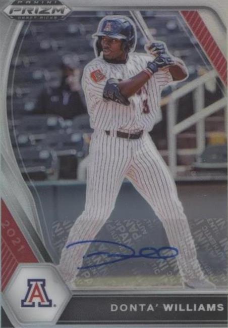 2021 Panini Prizm Draft Picks - Donta' Williams #PDP106 Silver Prizm ...