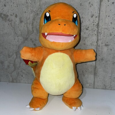 POKEMON CHARMANDER Lights Talking & Sound Interactive Plush 12” WORKS ...