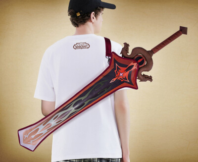 Cosplay World of Warcraft Ashkandi Sword umbrella Prop Weapon Role ...