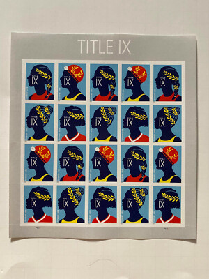 20 Forever USA Stamps ( 1 sheet ) Title IX FP USPS First Class stamp ...