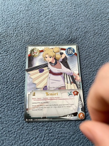 NARUTO CCG 2002 Rare #146 TEMARI Anime Card | eBay