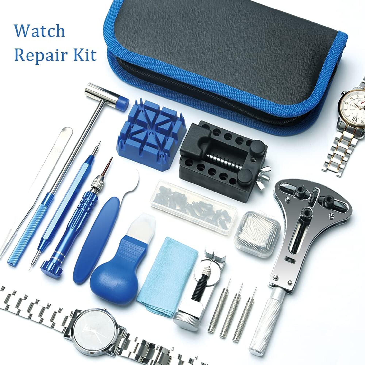 Watch Repair Kit, Professional Watch Repair Tool, Watch Battery ...