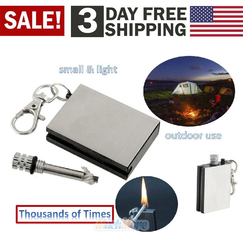 5x Waterproof Permanent Match Lighter Endless Match Survival Camp Fire ...