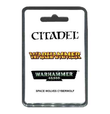 Warhammer 40k Space Marines : Space wolves cyberwolf • NIB Resin Cyber ...