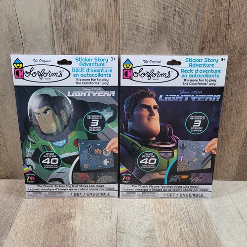 Disney Pixar LIGHTYEAR Colorforms Sticker Story Adventure NEW Set 2 w ...