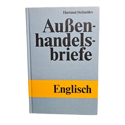 Foreign Trade Letters English - Hartmut Stefanidis | eBay