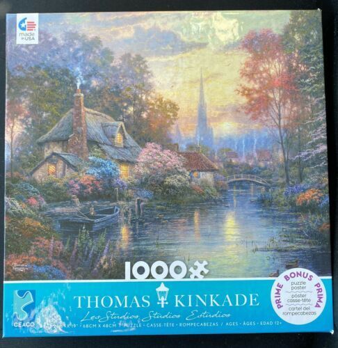 Thomas Kinkade Nanette's Cottage 1000 Piece Ceaco Puzzle | eBay