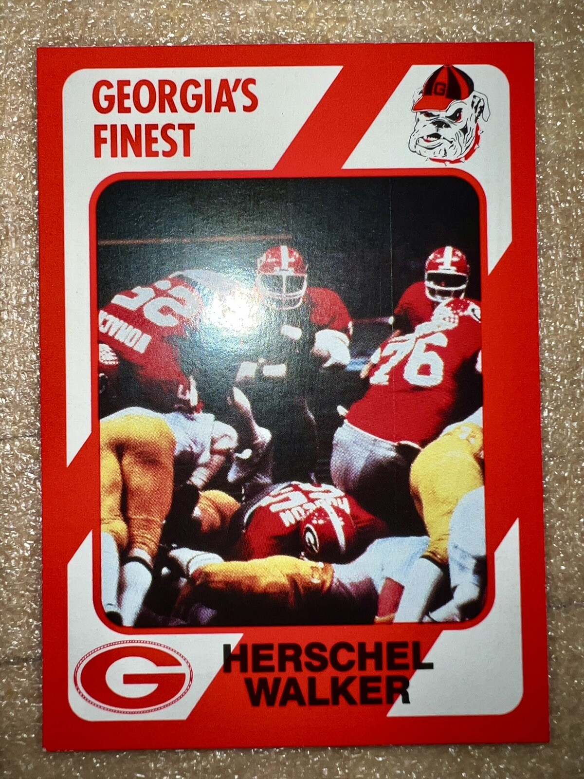 1989 Collegiate Collection Georgia Bulldogs - #178 Herschel Walker for ...