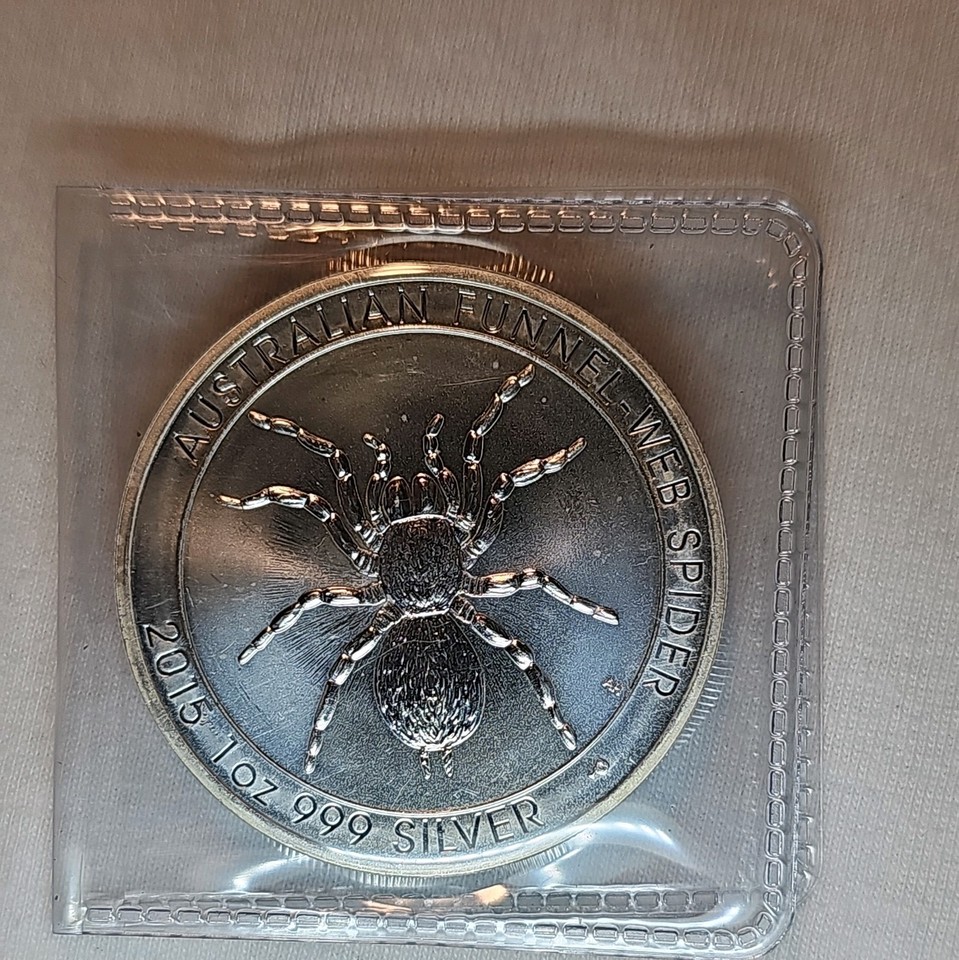 1 oz silver .999 2015 AUSTRALIA Queen Elizabeth II Funnel Spider | eBay