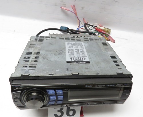 Alpine CDA-9856 CD player with MP3/WMA playback Detachable Face | eBay