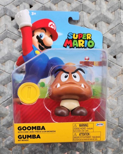Goomba Action Figure w Coin - Super Mario - Jakks Pacific - New in Box ...