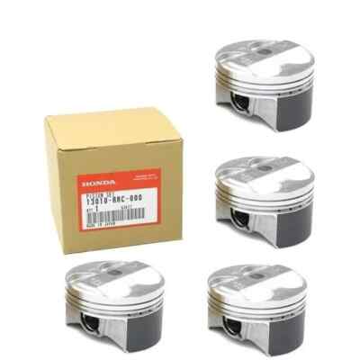 Honda Genuine Civic Type R FD2 K20A K20Z Piston 4 Piece Set 13010-RRC ...