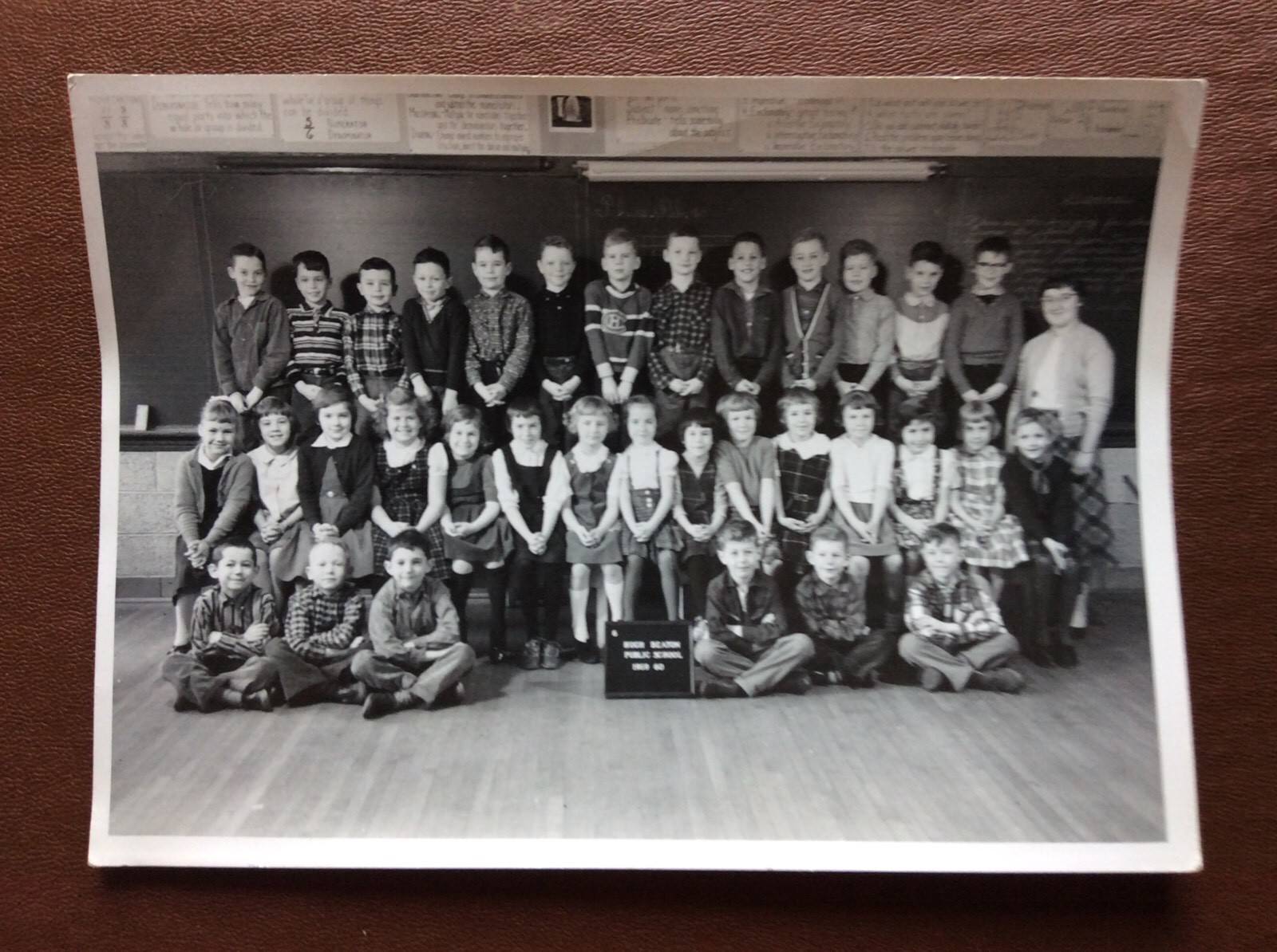 H1e Photograph Hugh Beaton Public School 1959 1960 Class Pupils | eBay