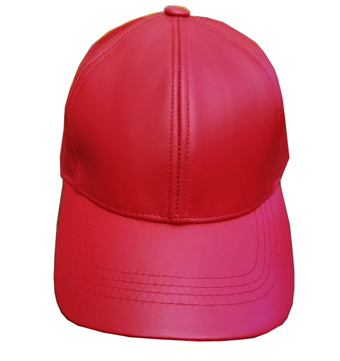 Genuine Leather Base Ball Hat Cap, Motor Biker Chopper | eBay