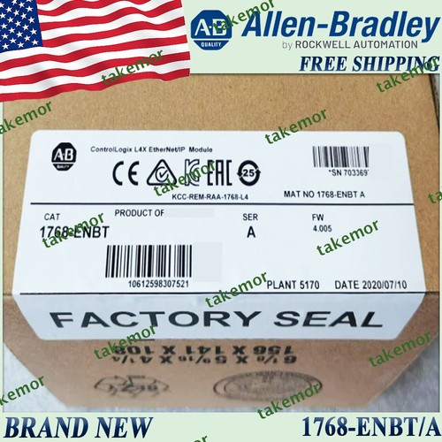Factory Sealed AB 1768-ENBT/A CompactLogix EtherNet/IP Communication ...