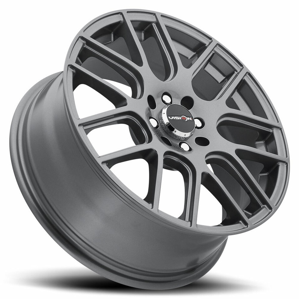 (1) 15x6.5 Vision 426H Cross 4x100/4x114.3 +38 Gunmetal Wheel | eBay
