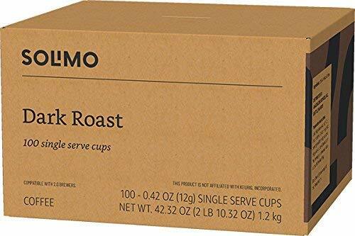 Solimo Dark Roast Coffee K-Cup Pods - 100 Count for sale online | eBay
