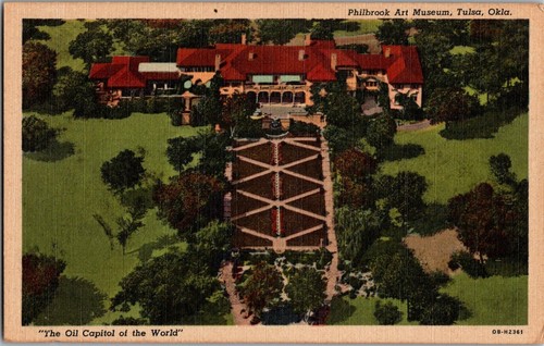 Philbrook Art Museum, Tulsa, Oklahoma Vintage Postcard JE3 | eBay