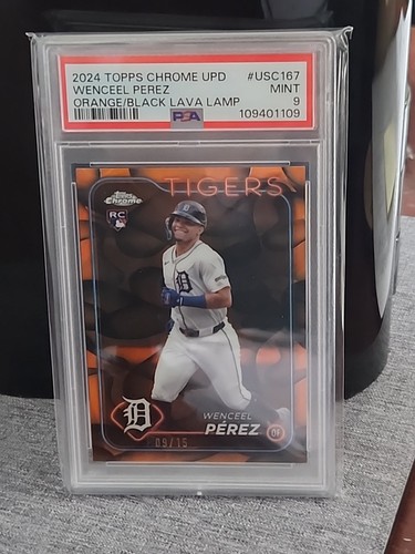 2024 Topps Chrome Update Wenceel Perez RC 09/15 Orange Lava Lamp | eBay