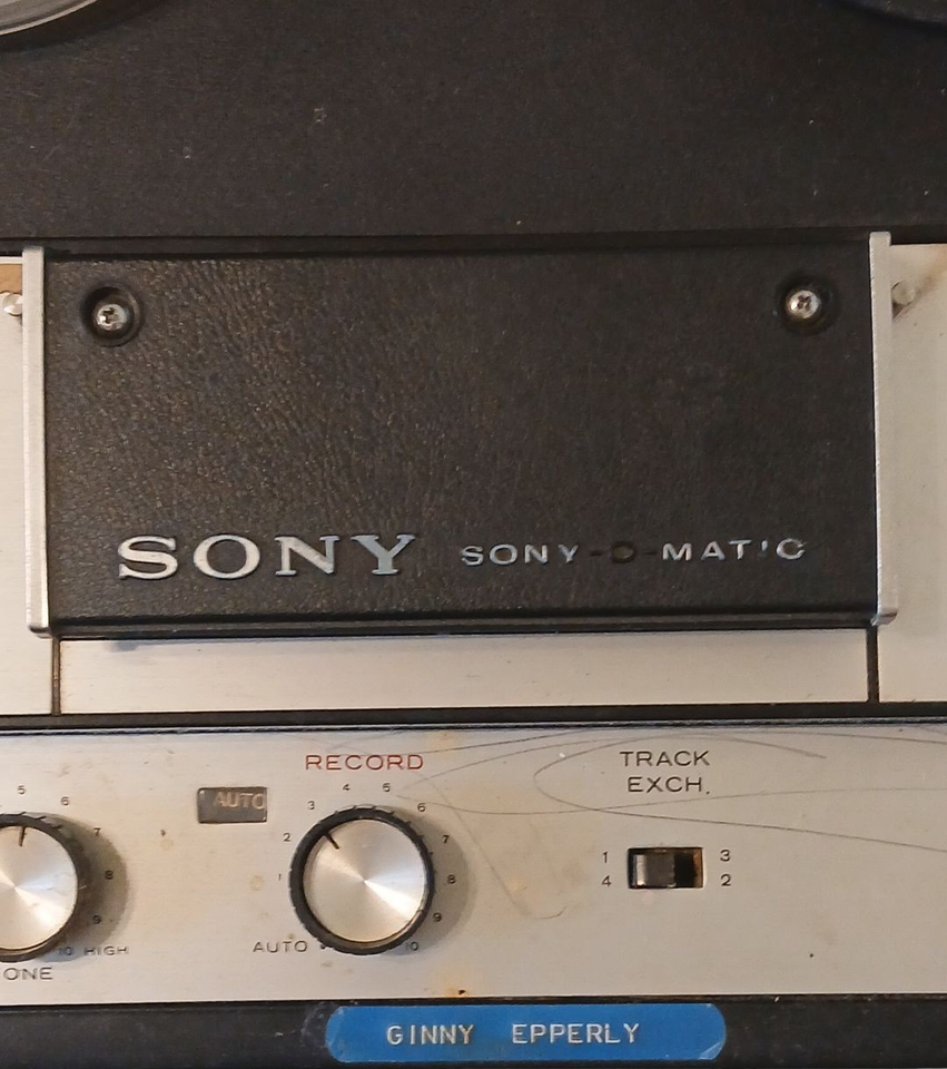 Sony TC-105A Sony-o-Matic Portable Reel-to-Reel Tapecorder Tape ...