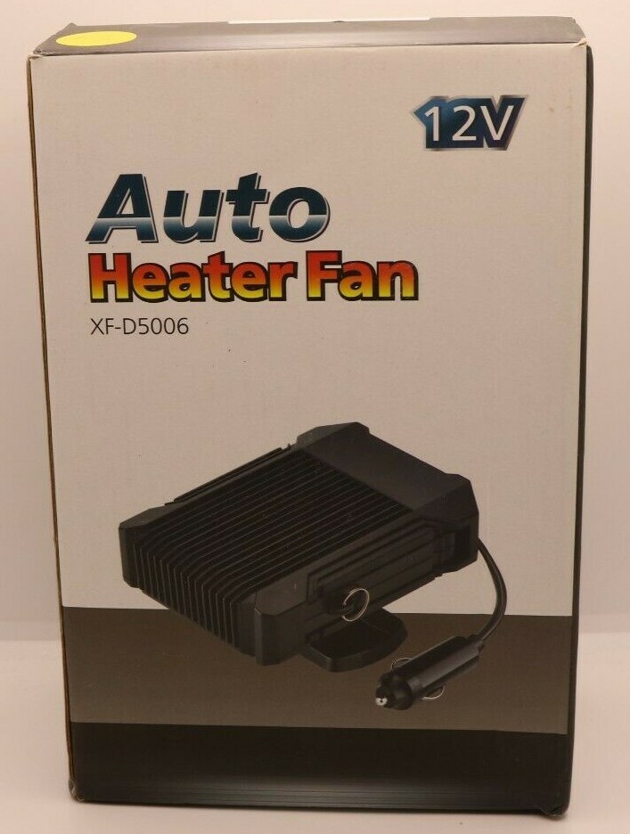 Auto heater fan portable for car or camping XF-D5006 New | eBay