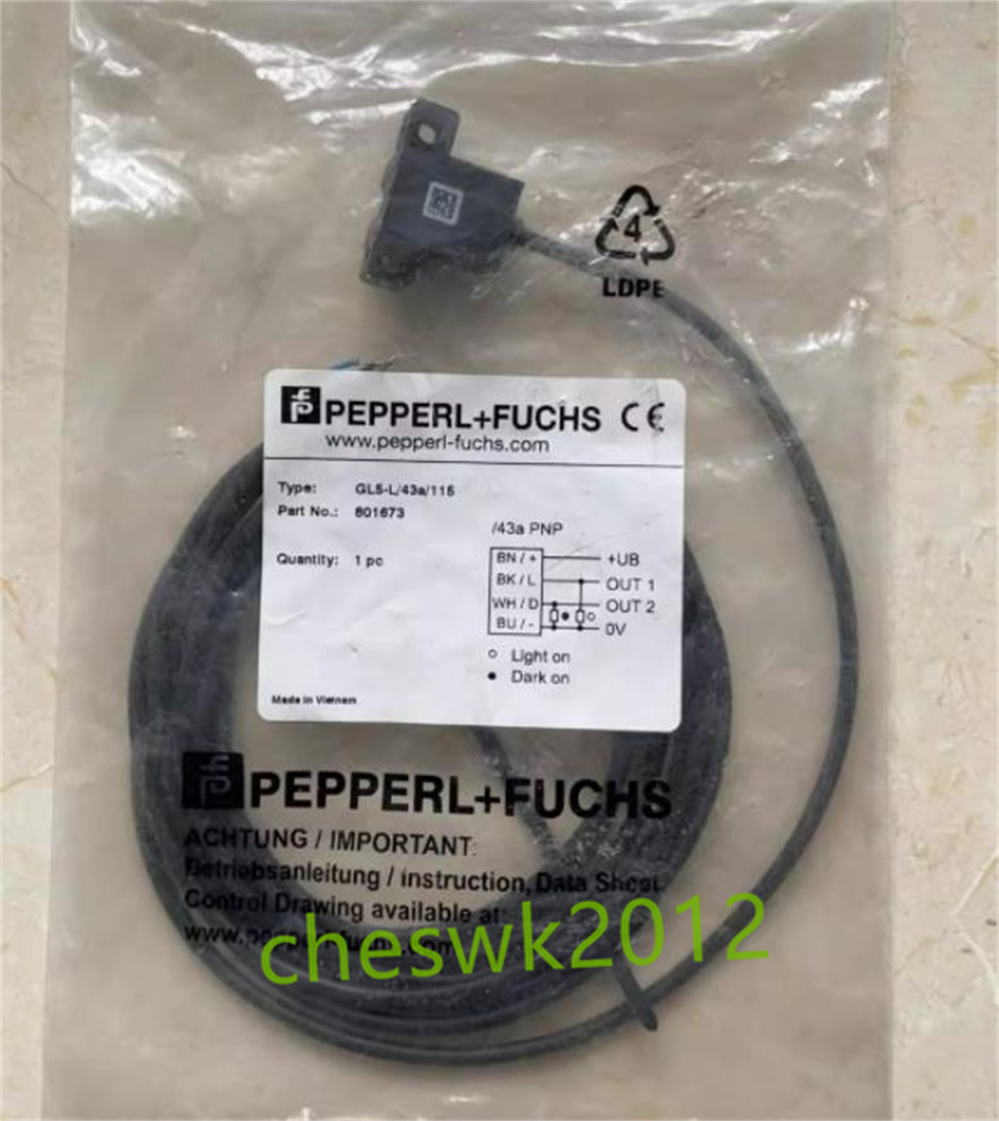 1PCS NEW IN BOX P+F photoelectric switch GL5-L/43a/115 | eBay
