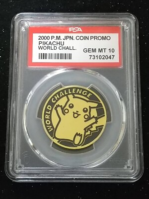 PSA 10 GEM PIKACHU WORLD CHALLENGE! 2000 MILLENNIUM POKEMON JAPANESE ...