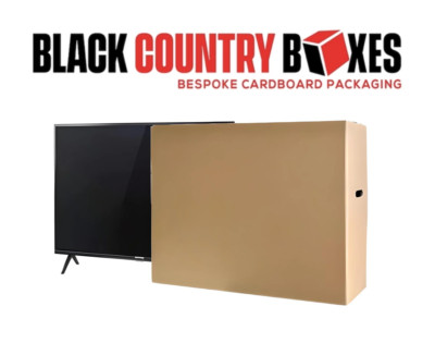 👉32 Inch TV Cardboard Moving Box Strong Double Wall Ideal For Mirrors ...