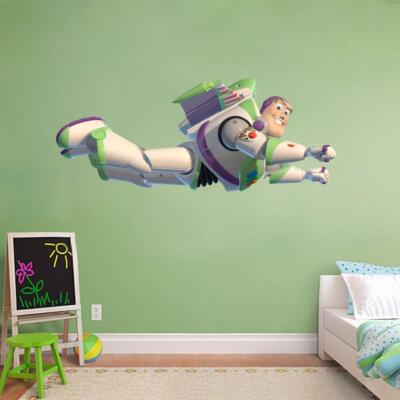 BUZZ LIGHTYEAR Toy Story Decal Removable Graphic Wall Sticker Home ...