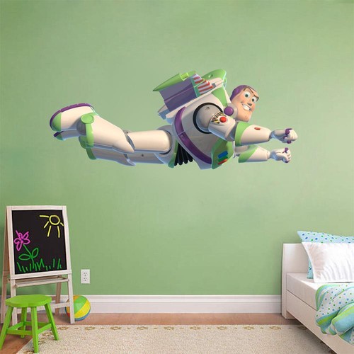 BUZZ LIGHTYEAR Toy Story Decal Removable Graphic Wall Sticker Home ...