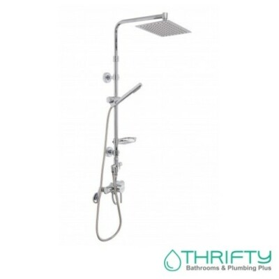 Quoss Twin Rain Shower Sunflower Rectangular Complete Set Reno SF003 ...