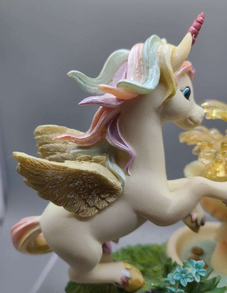 Magical Water The Enchanted Fountain Hamilton Collection Unicorn ...