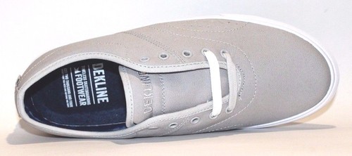 Dekline Men's Bixby Skate Shoes,Glaicer/White Waxed Canvas,Sizes 8.5 ...