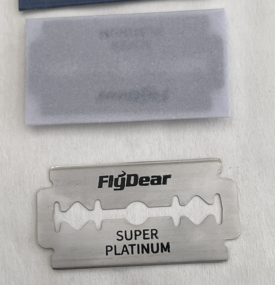 FlyDear Double Edge Stainless Steel Razor Blades - 100 Pack Barber ...