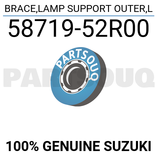 5871952R00 Genuine Suzuki BRACE,LAMP SUPPORT OUTER,L 58719-52R00 | eBay