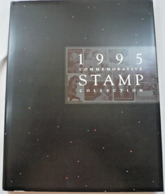 1995 Commemorative Stamp Collection Yearbook USPS Mint Set with Stamps ...