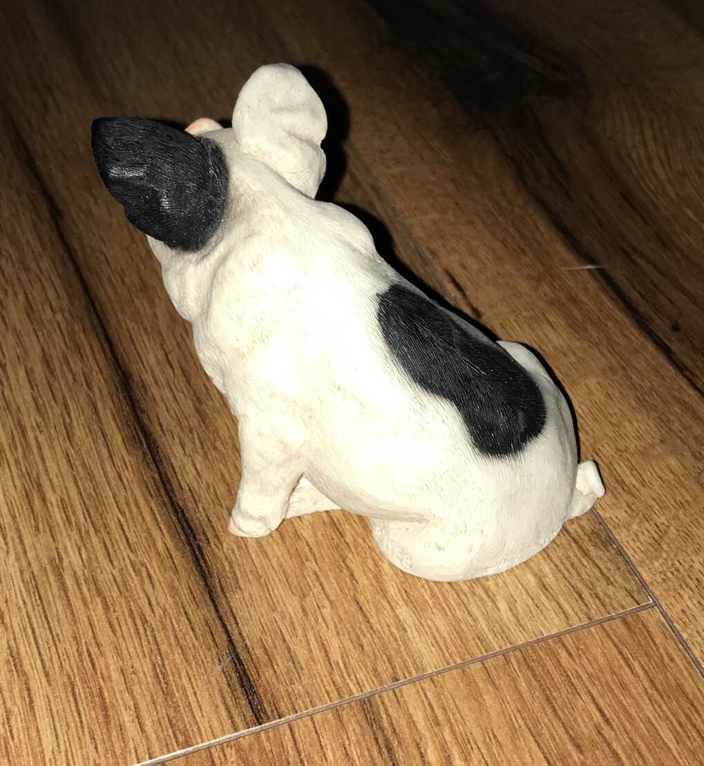 1988 ITALY Original PIG Sculpture Sitting Figurine by CASTAGNA White ...