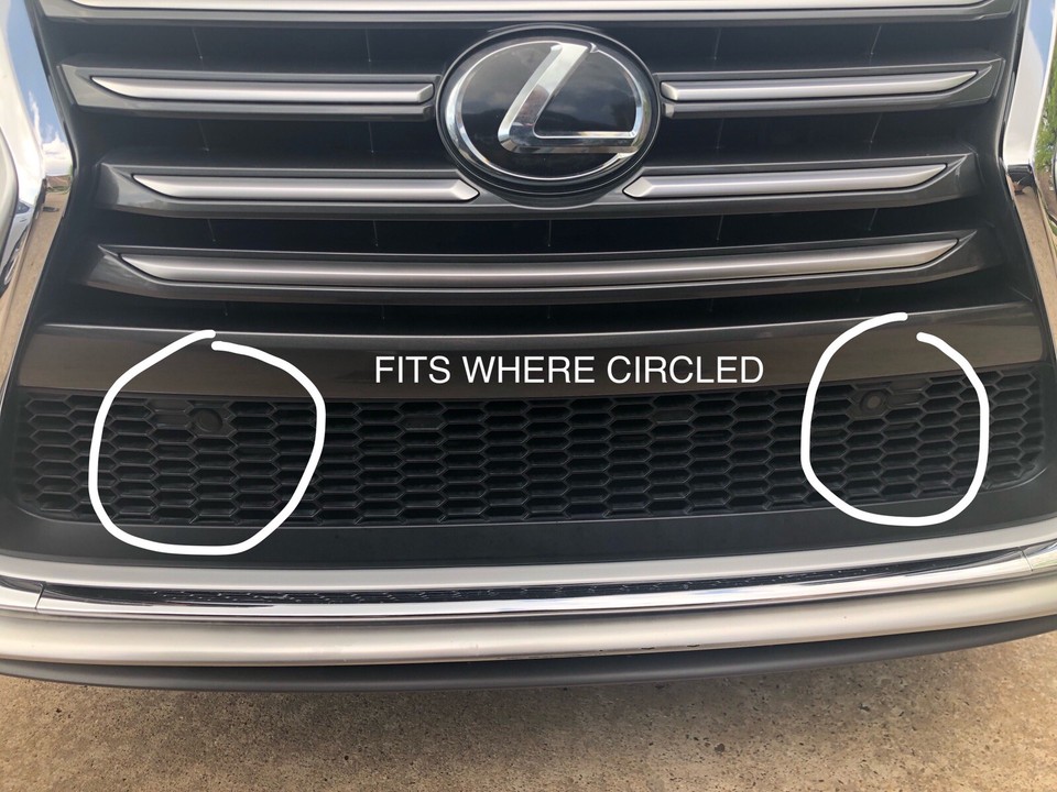 2014-2019 Lexus GX460 Front Bumper Grille Park Sensor w/ Retainer Inner ...