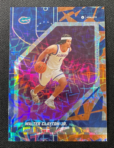 Walter Clayton Jr. Rookie RC Purple Ref. Onit NIL 2023-24 Florida ...
