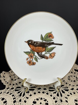Neiman Marcus Robin Bird Plate made by Fitz & Floyd | eBay