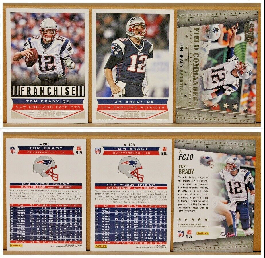 🏈 🏈 Assorted Lot of 72 Tom Brady NFL Cards 🏈 🏈 | eBay
