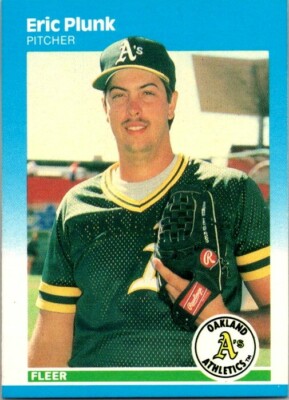 1987 Fleer Baseball Card #403 Eric Plunk | eBay