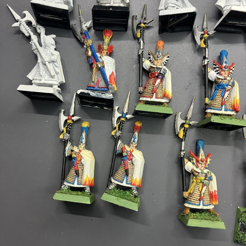 WARHAMMER Hochelfen Phönixgarden 17x Zinn / High Elves Phoenix Guard ...