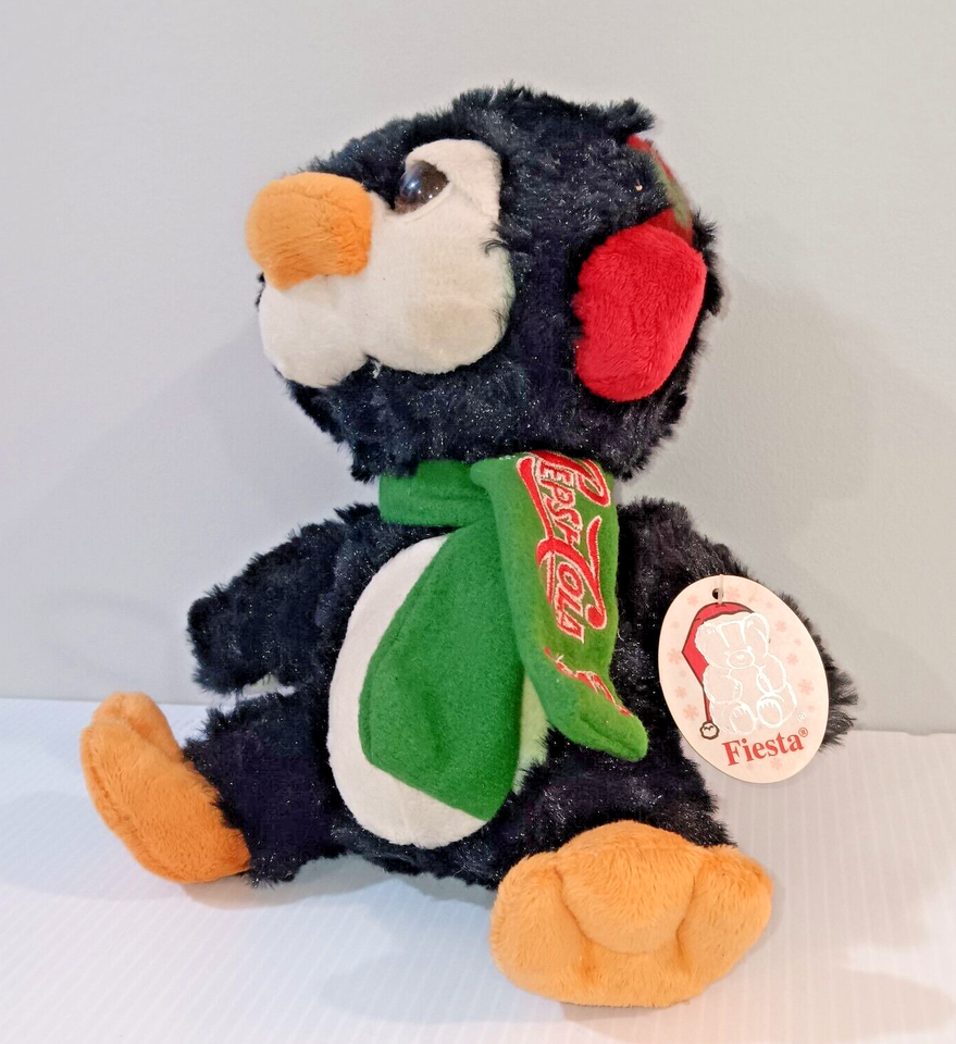 Fiesta - Penguin Plush - 2012 Pepsi Cola - Christmas - 9" Stuffed/Plush ...
