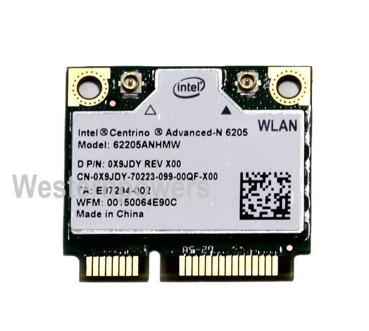 Genuine Intel Centrino Advanced-N 6205 wifi 62205ANHMW Mini PCI-E Half ...
