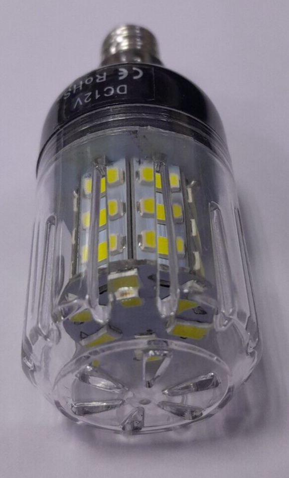 2x DC 12V LED Corn Low Light Bulb, E12 Candelabra CES Lamp Night light ...