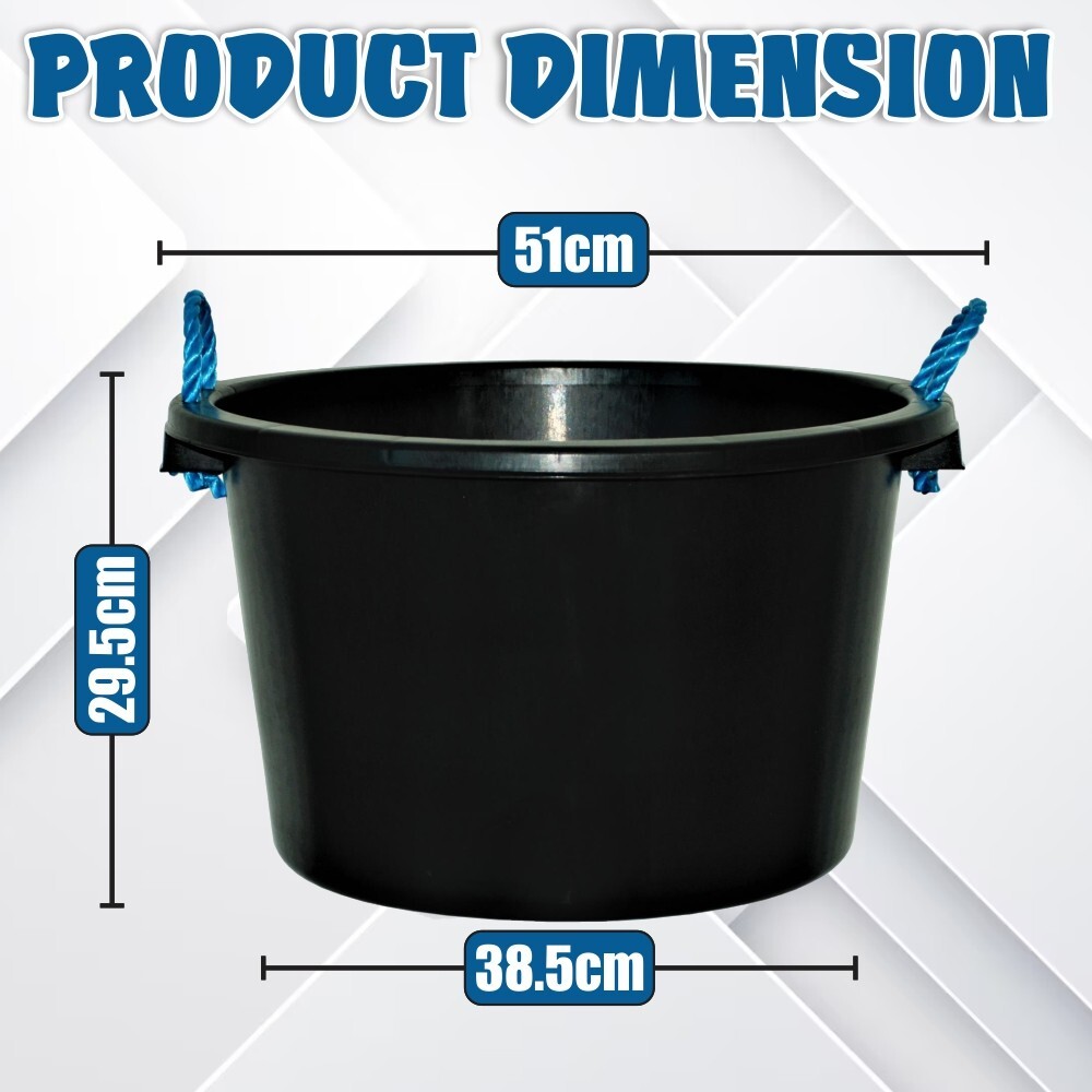Toy bucket with rope handles store